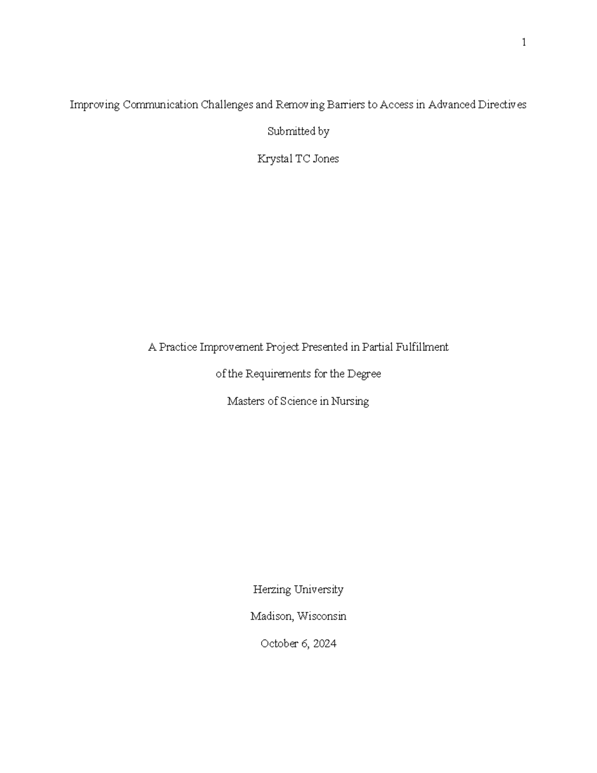 Synthesis 2 capstone project - Improving Communication Challenges and ...