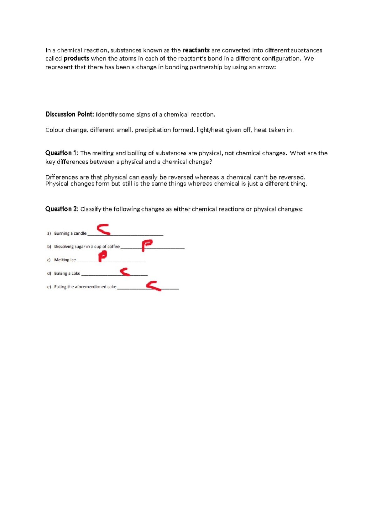 Chemical Reactions vs. Physical Changes: Key Differences and Signs ...