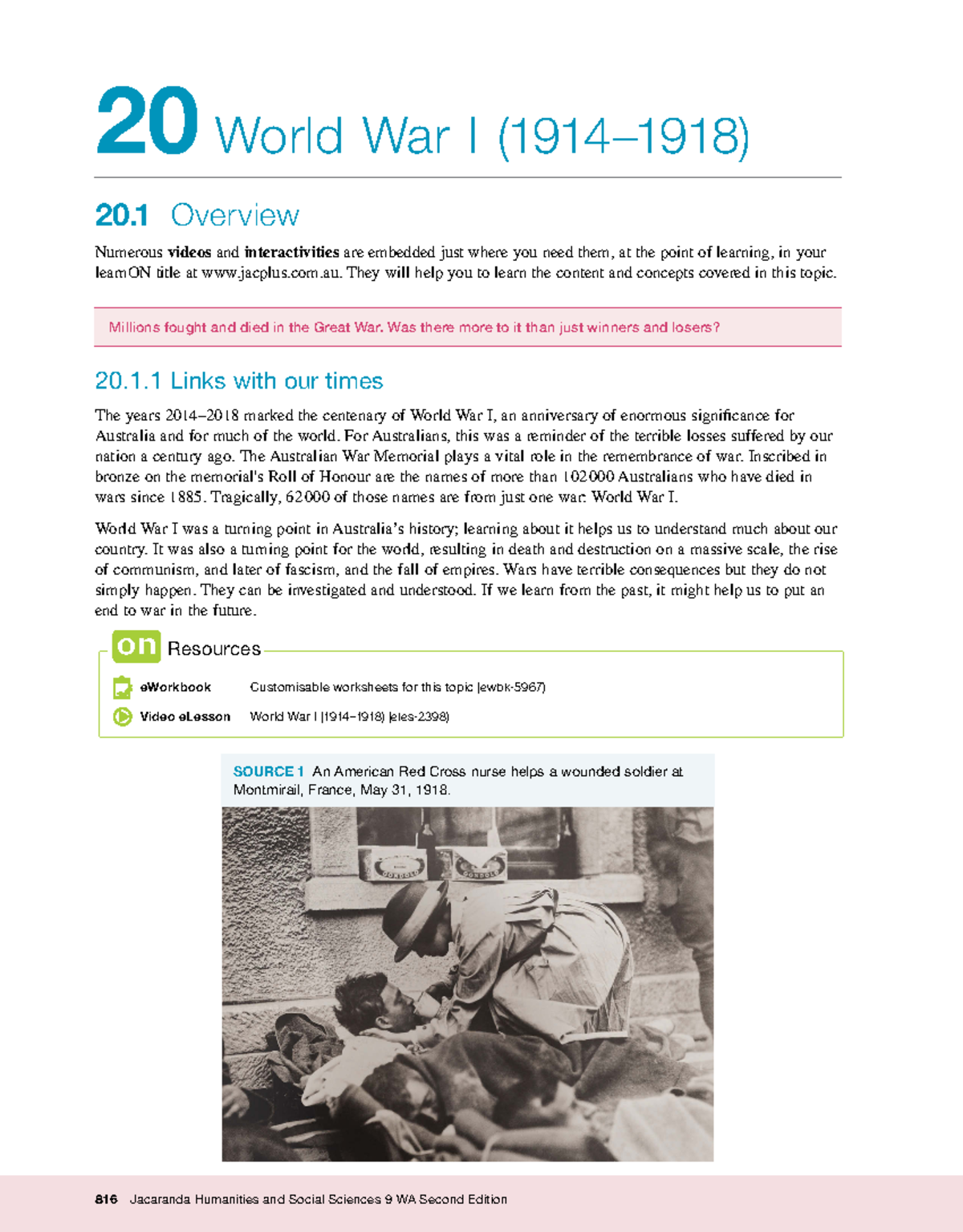 C20 Final Exam Study Notes: World War I (1914–1918) Overview - Studocu