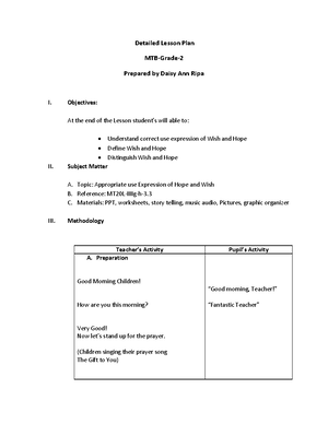 Lesson PLAN IN Science 6 cot - LESSON PLAN IN SCIENCE 6 QUARTER 4 ...
