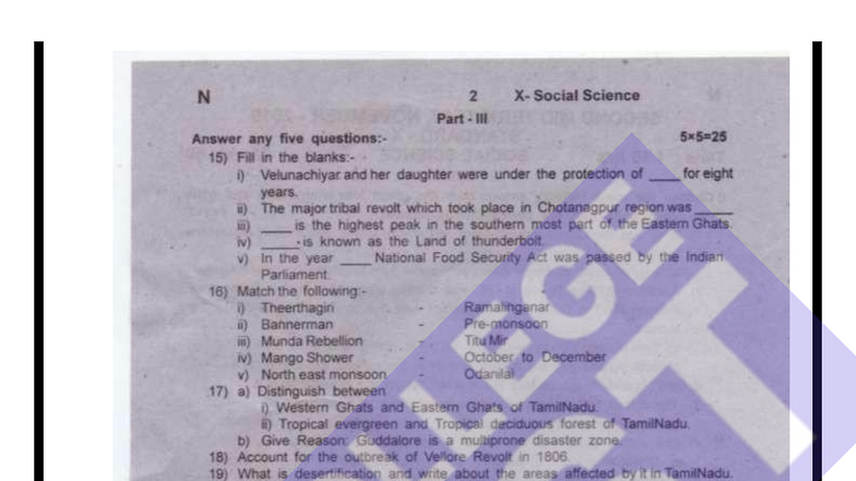 Social 2019 watermark - Question paper - N 2 Social Science Part Answer ...