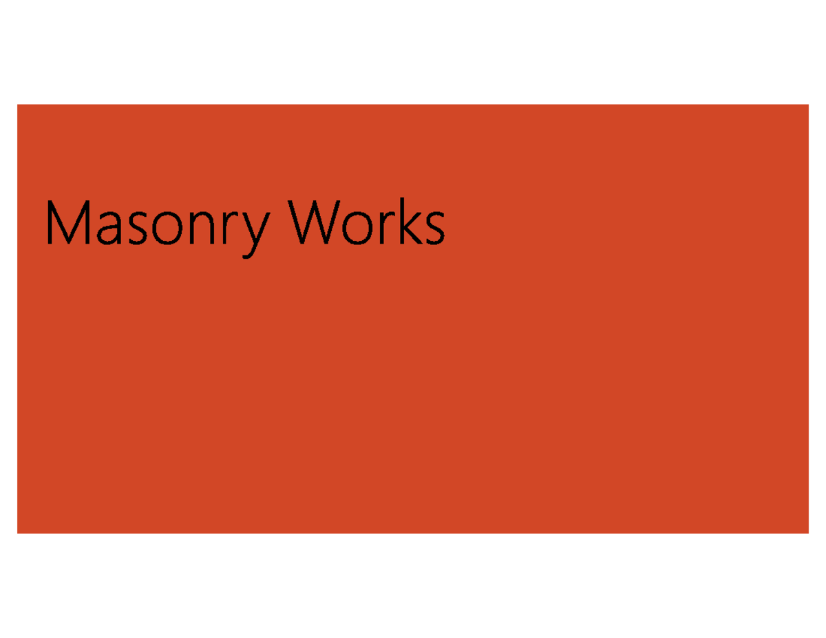 CE 462 - CHB Laying: Total Area & Material Cost Analysis - Studocu