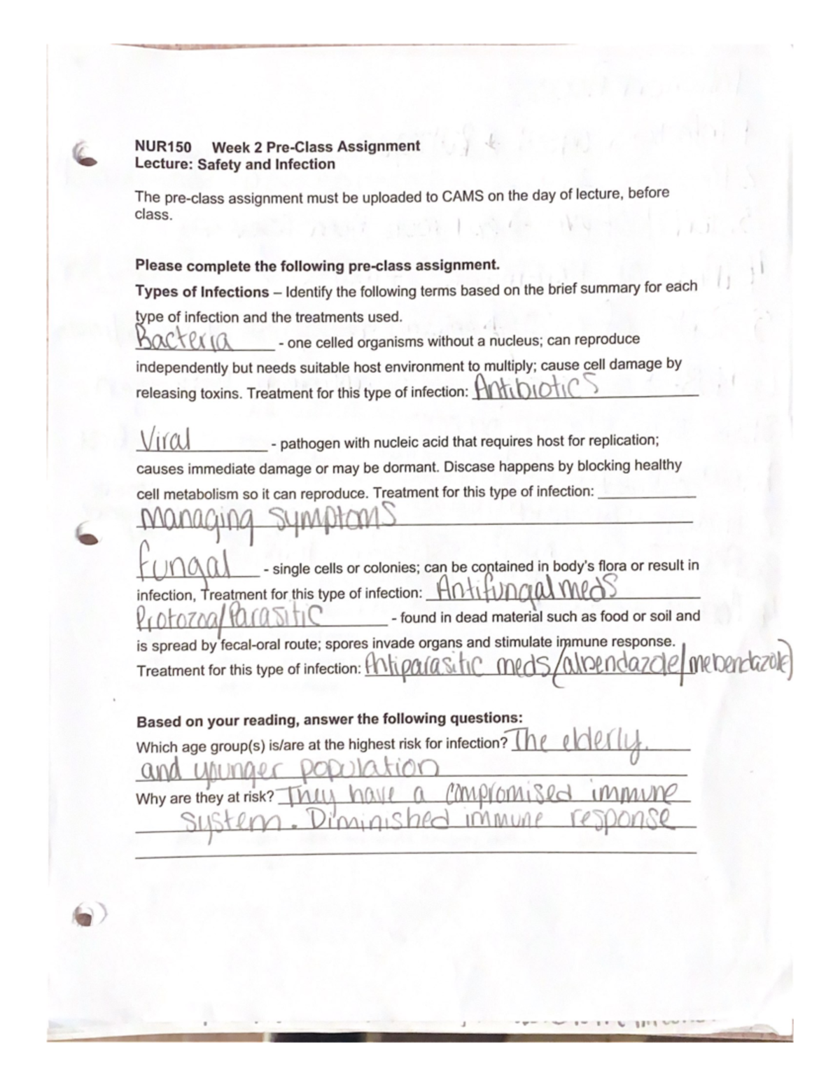 NUR150 Preclass Week 2 Overview and Objectives - Studocu