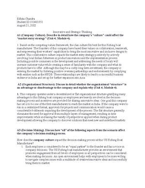 D081 V5-QBM3 Task 1 - QBM3 Task 1 - A. Analyze the internal ...