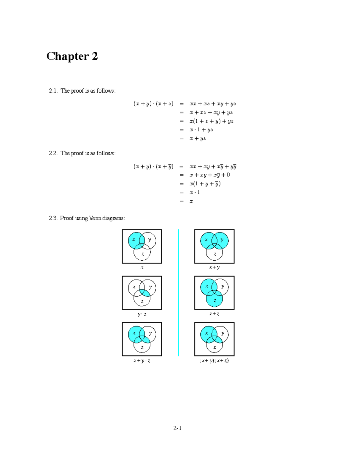 Fundamental of digital logic with Verilog design - Chapter 2 2. The ...