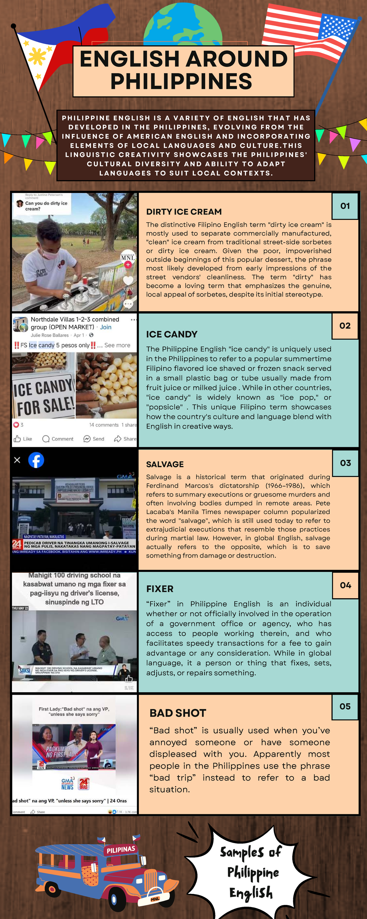 ENGLISH 101: Infographic on Philippine English Variants - Studocu