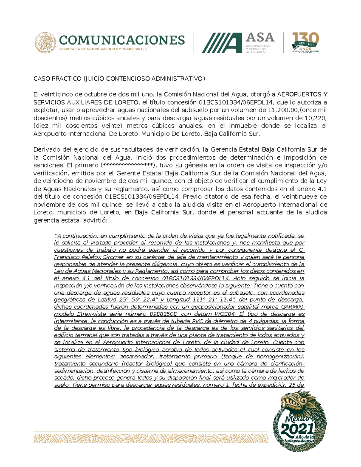 Caso Práctico Juicio Contencioso Administrativo 01bcs101334 06epdl14