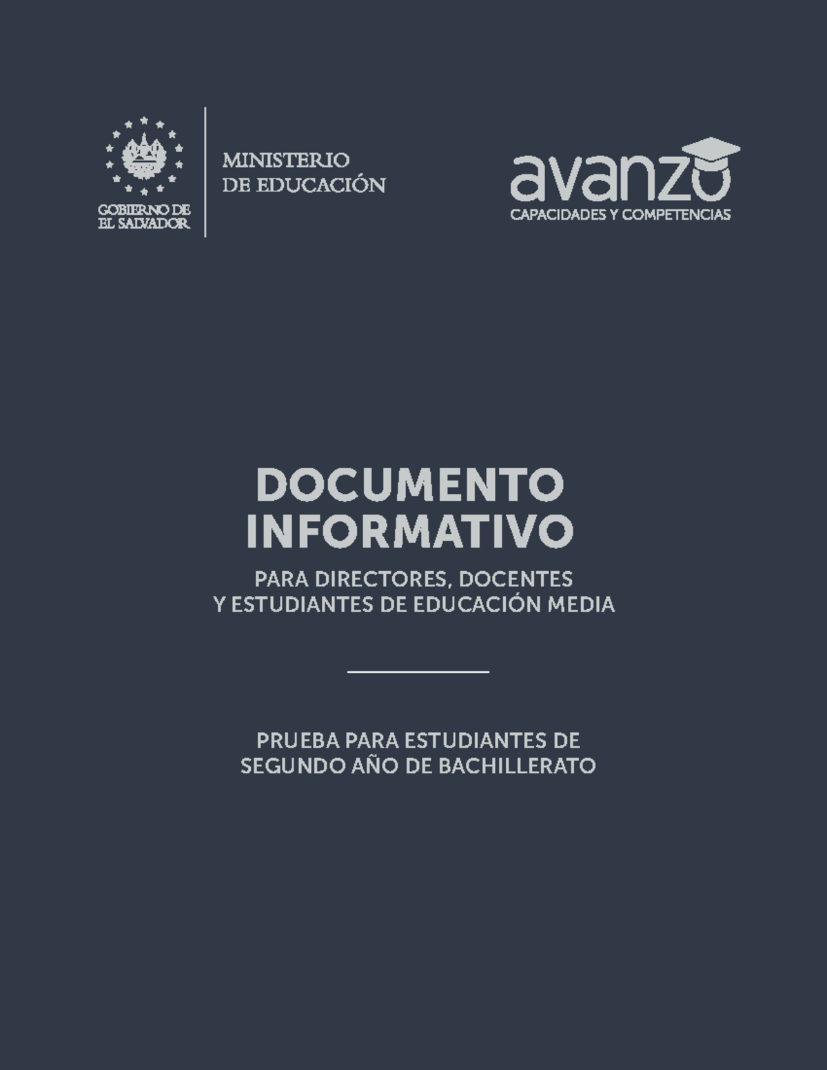 Documento Informativo AVANZO 2020 para Estudiantes de 2° Año de ...