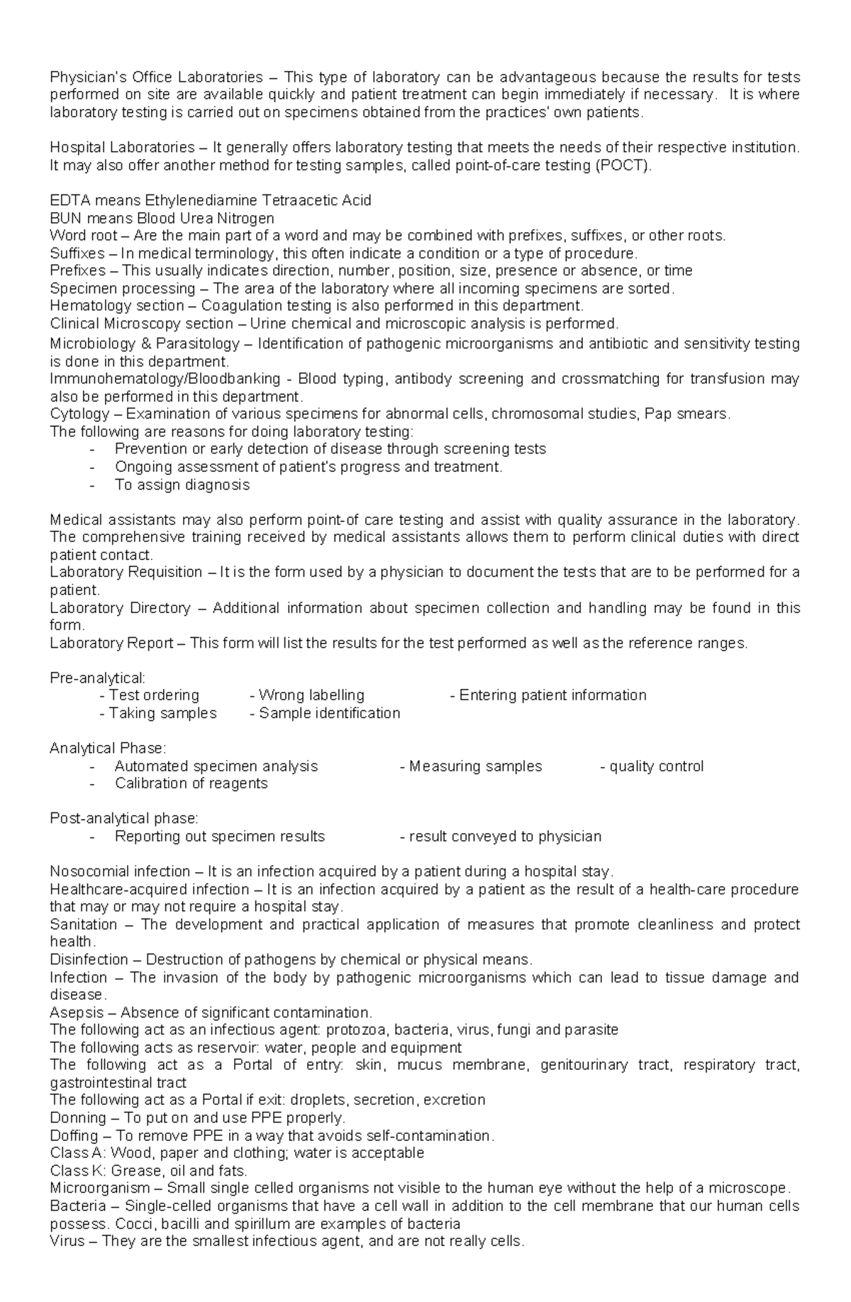 P1 Pmls 029 Reviewer 2 Physician S Office Laboratories This Type Of