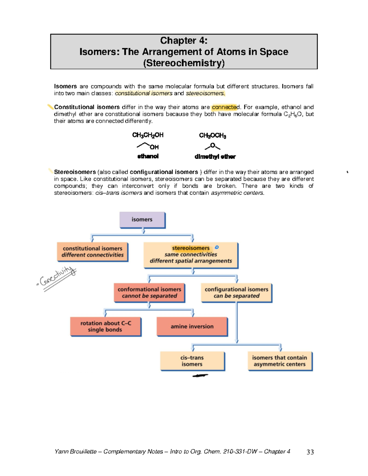 Chapter 4: Understanding isomers and stereochemistry in organic ...