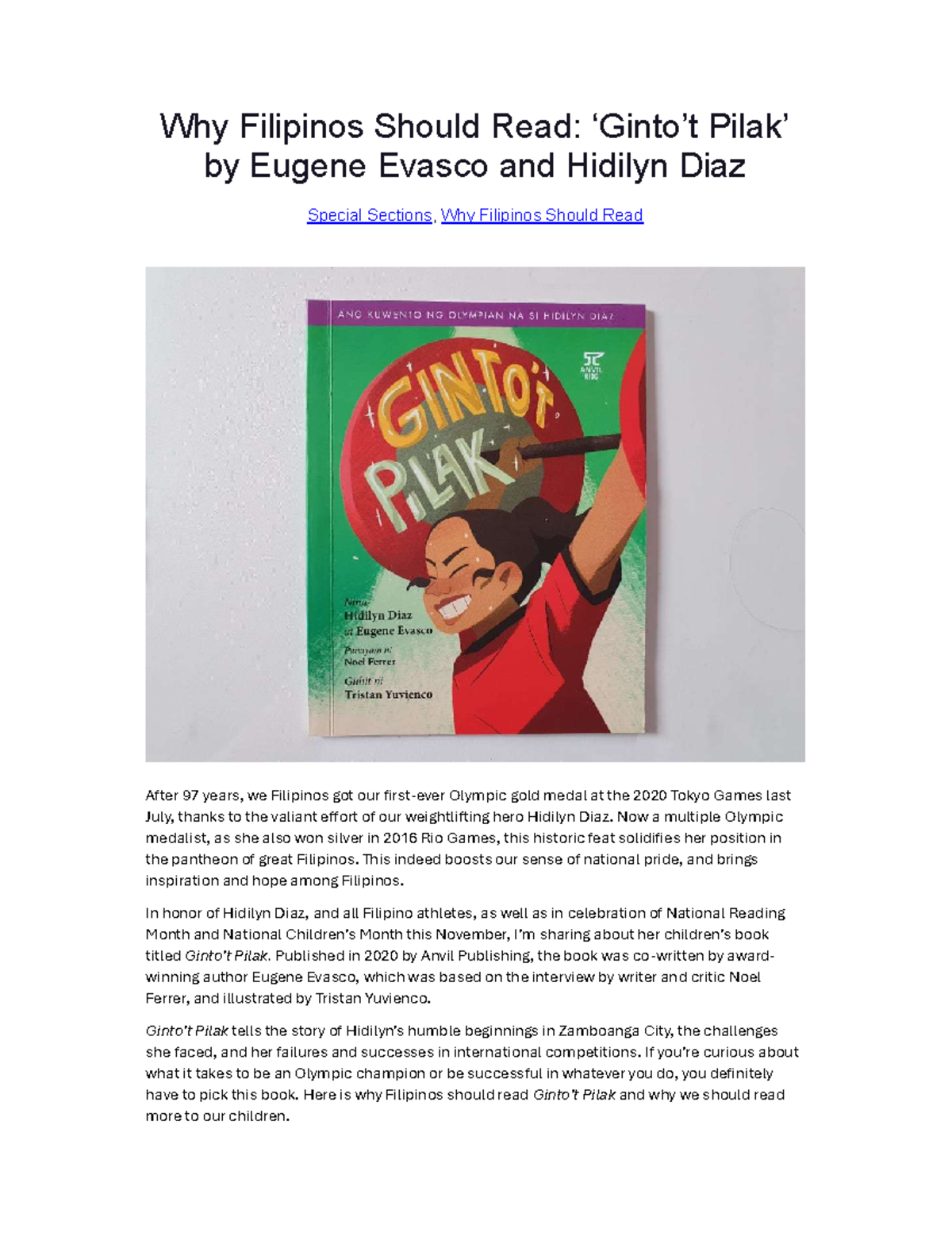 Why Filipinos Should Read Ginto’t Pilak: Insights from Evasco & Diaz ...