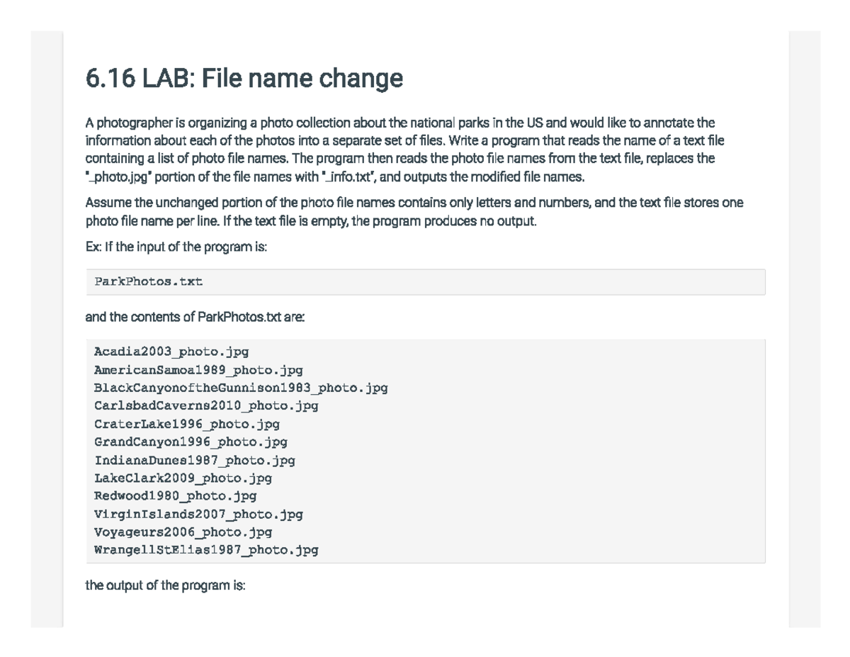 IT 145 Lab 6.16: Analyzing File Name Change Techniques - Studocu