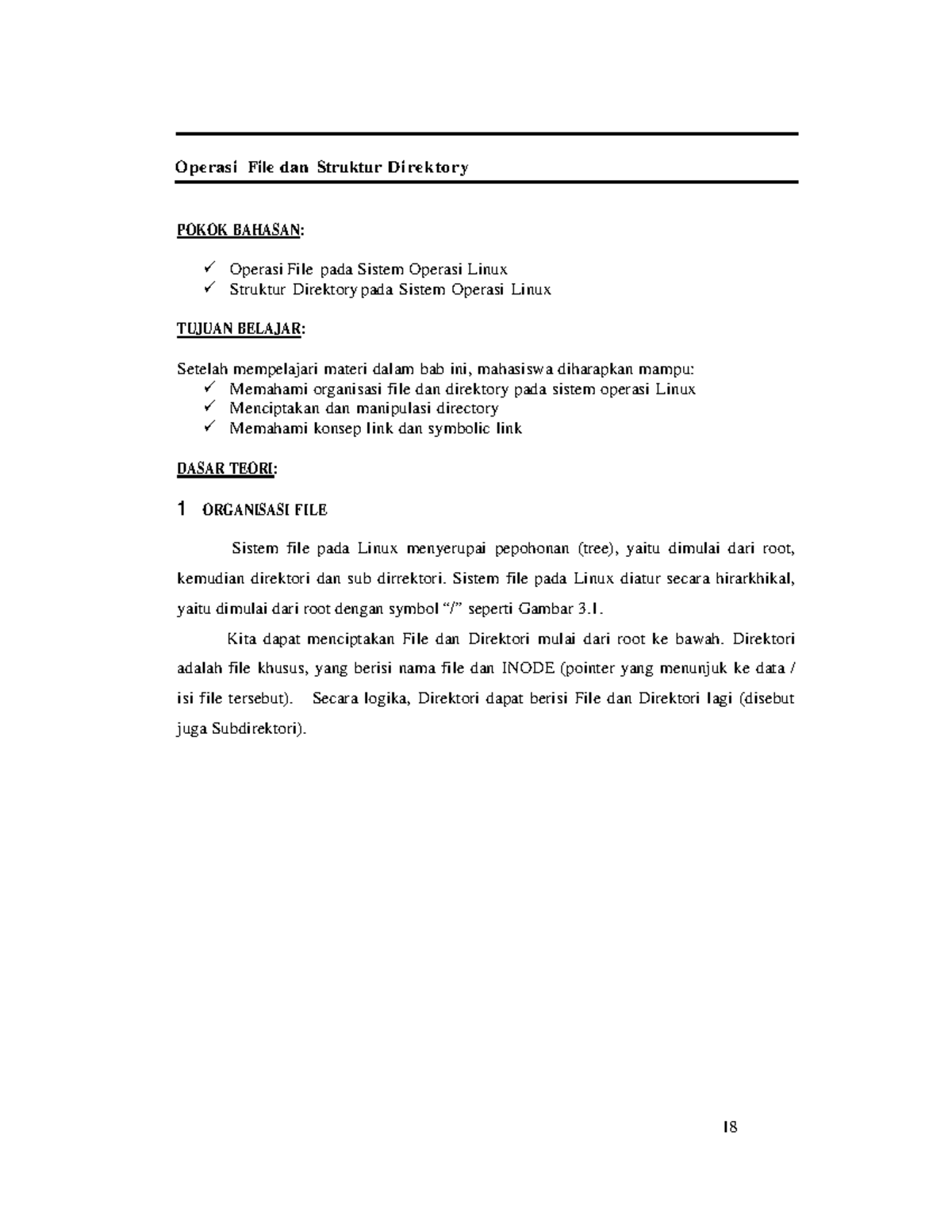 Laporan Praktikum Operasi File dan Struktur Direktori - Operasi File ...