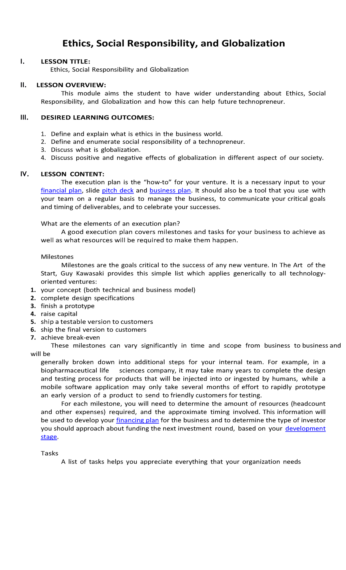Ethics, Social Responsibility & Globalization: Key Concepts in Business ...