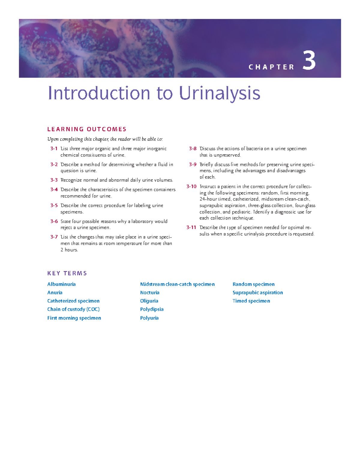 Urinalysis (BIO 201): Collection Procedures & Specimen Management - Studocu