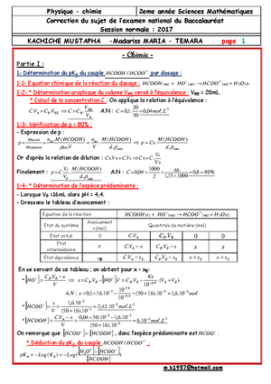 AIS 2122 2BAC PC S1 C2 Maths - 1 Lycée Anisse DSN°2 2BAC : SP Exercice ...