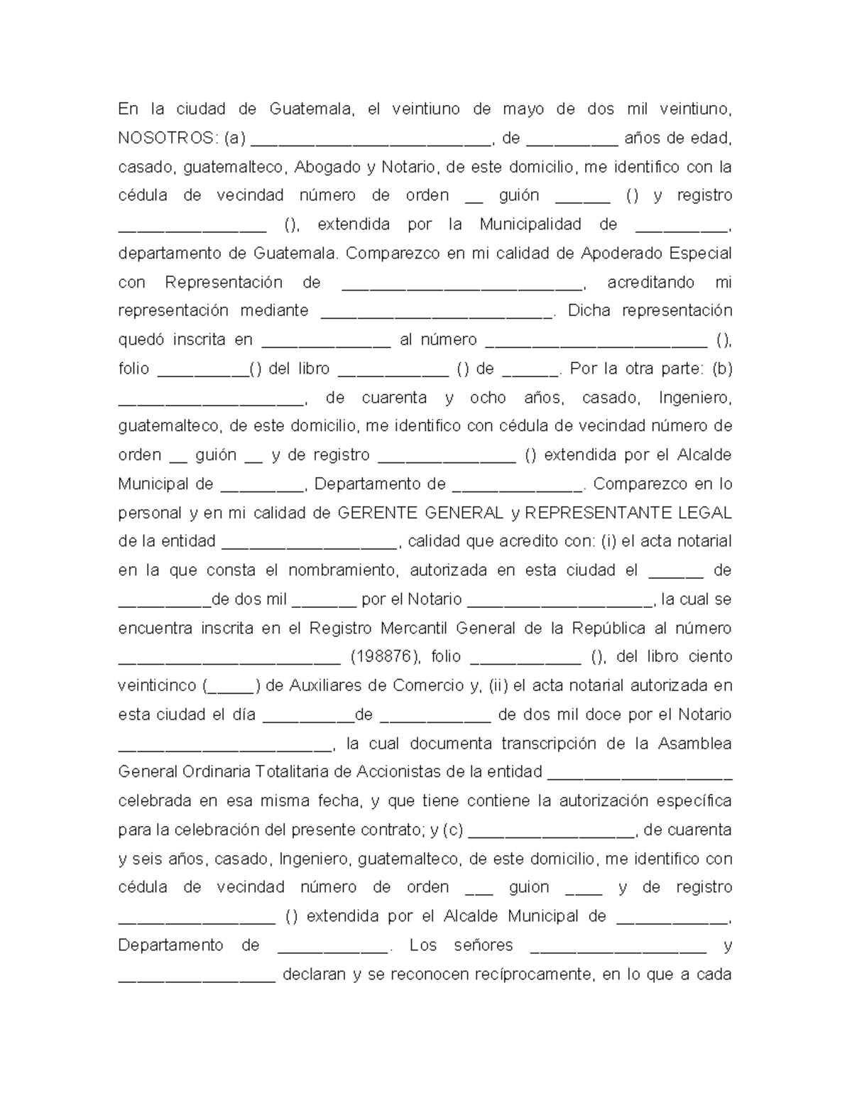 Contrato de Garantía Mobiliaria - Ejemplo de Documento Legal - Studocu