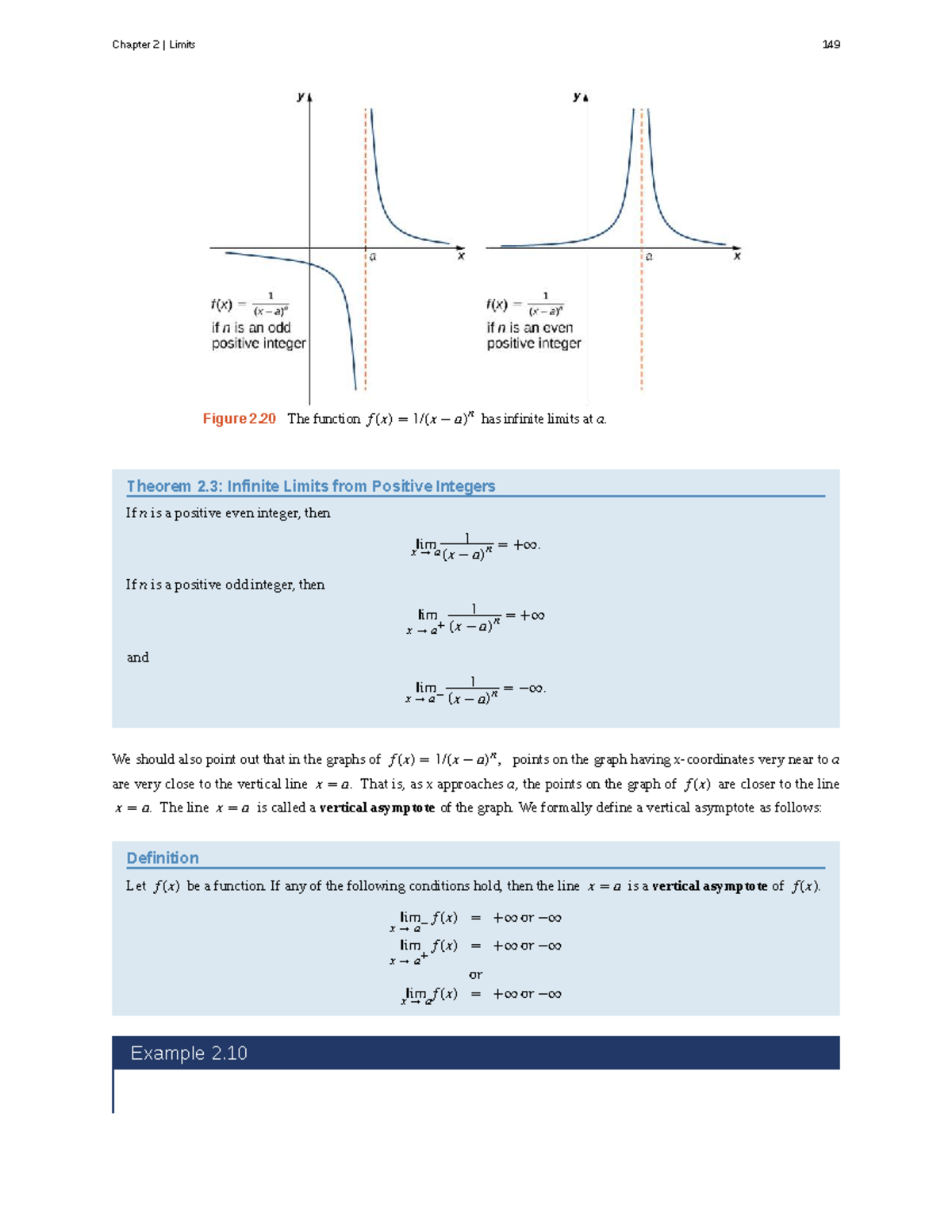 Chapter 2: Infinite Limits and Vertical Asymptotes in Calculus - Studocu