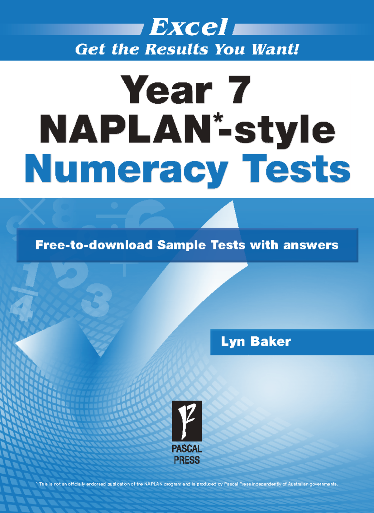 Excel Year 7 NAPLAN Numeracy Sample Tests with Answers - Studocu