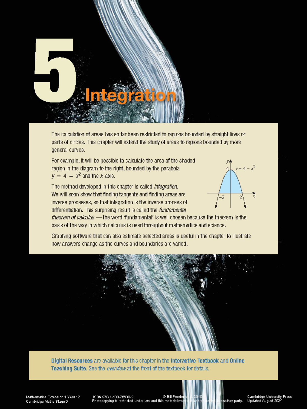 CMS6 Ext1 Y12 Ch05 - Integration: Areas and the Definite Integral - Studocu