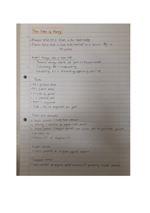 Tutorial 2 - TVM - good material - Tutorial 2 - Time Value of Money 10 Marks This question ...