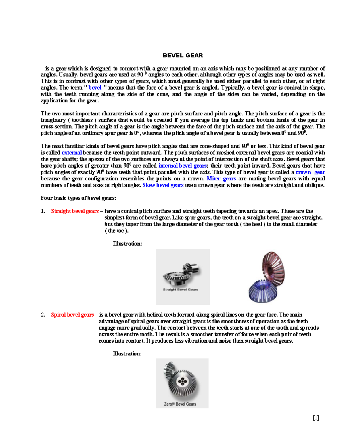 Bevel Gears: Understanding Types, Characteristics, and Applications ...