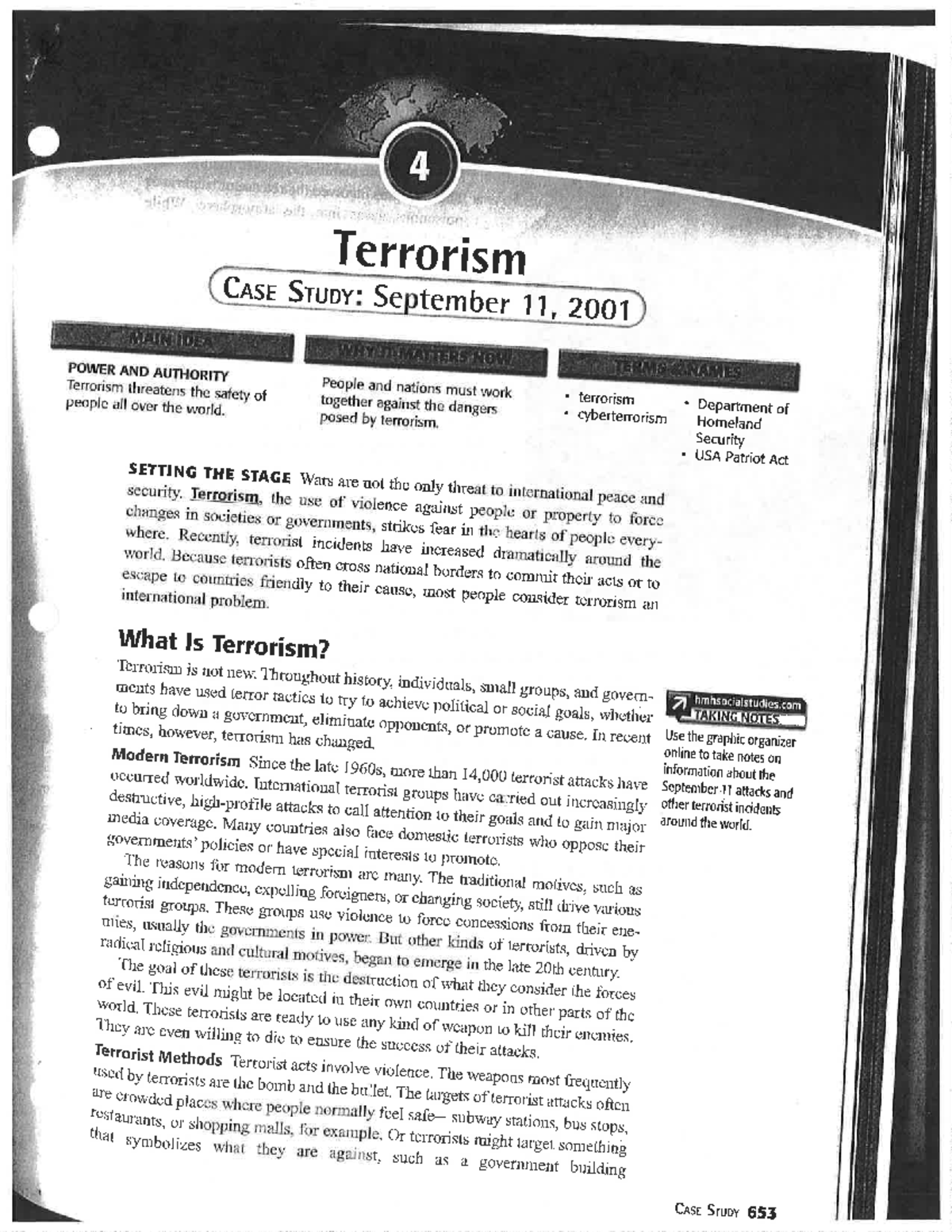 Terrorism - together against the dangers cyberterrorism Homeland posed ...