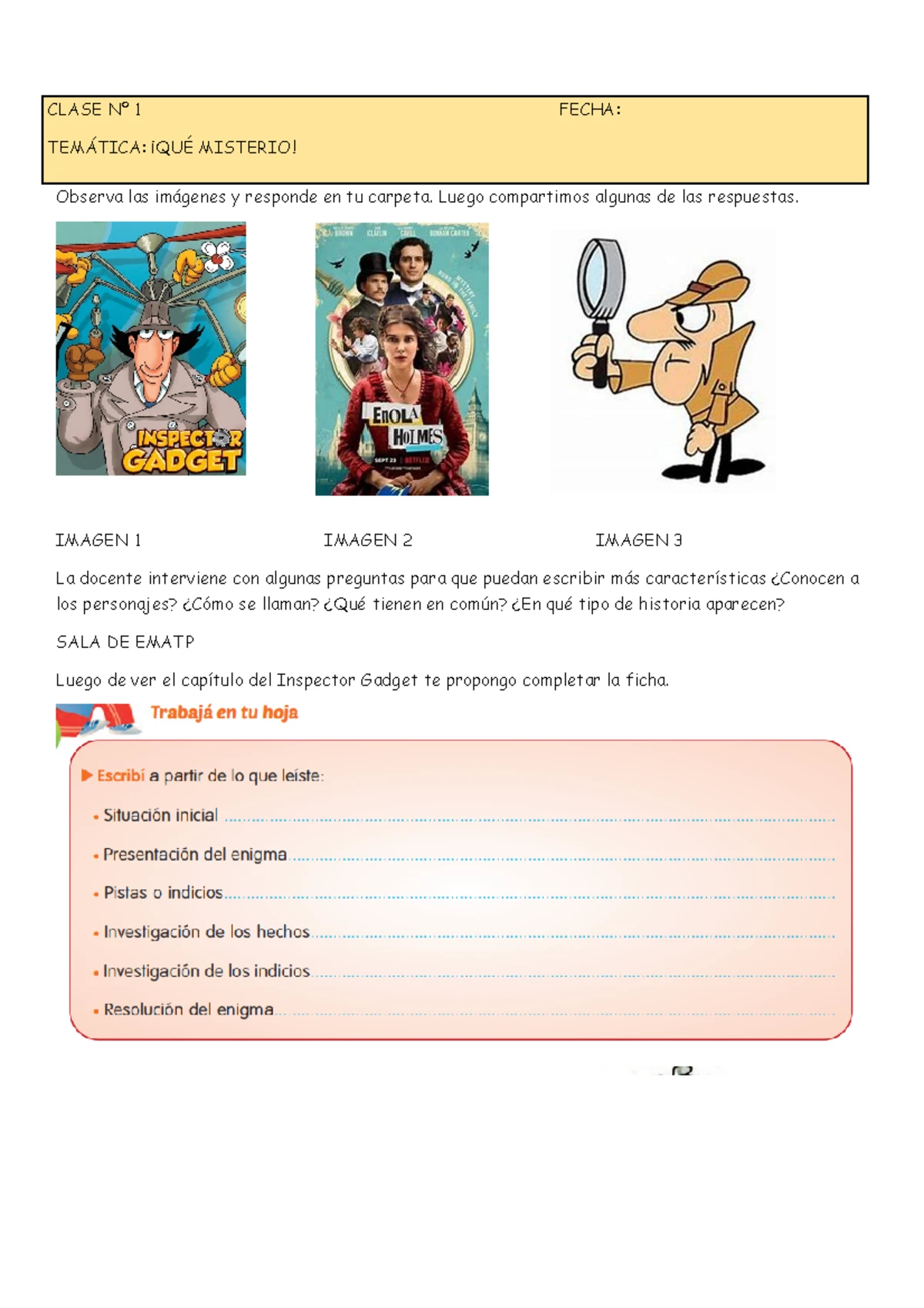 Propuesta Didáctica: Los Lobos en los Cuentos para Nivel Inicial - Studocu