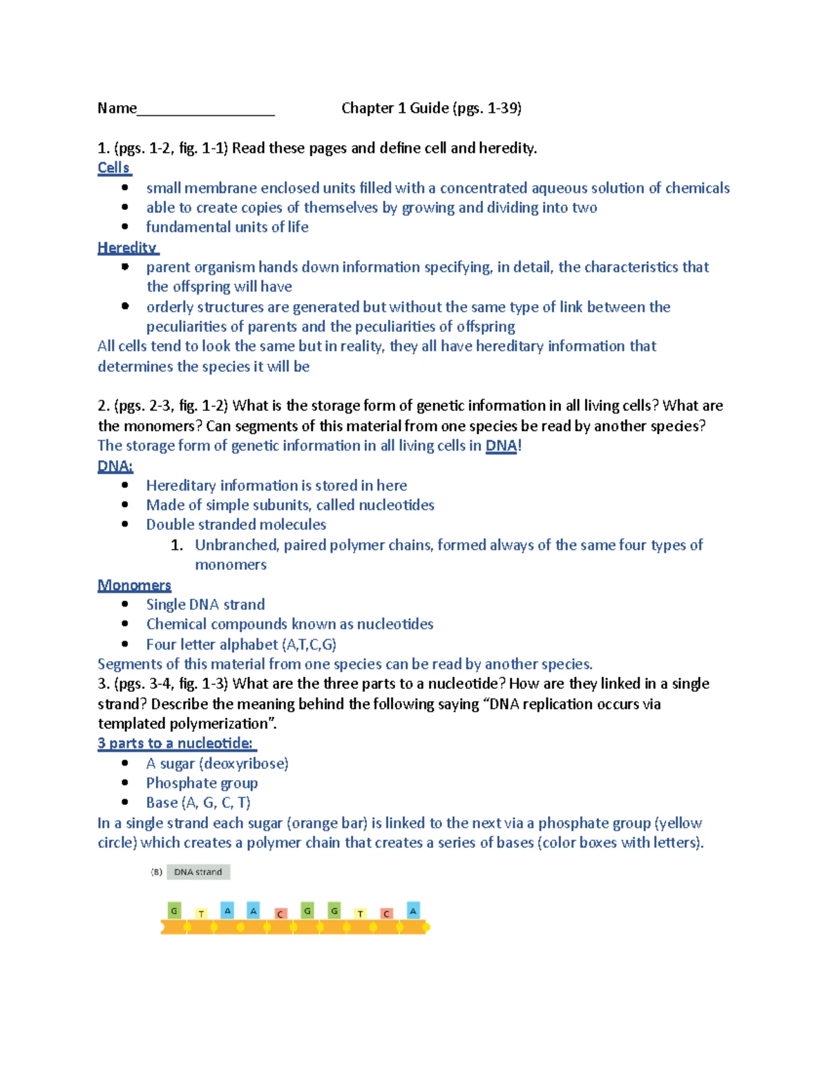 BIO-333 Chapter 1 Study Guide: Key Concepts and Definitions - Studocu