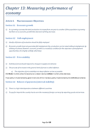 Tutorial Submission 3 - practise material - ECO1011S Macroeconomics I ...