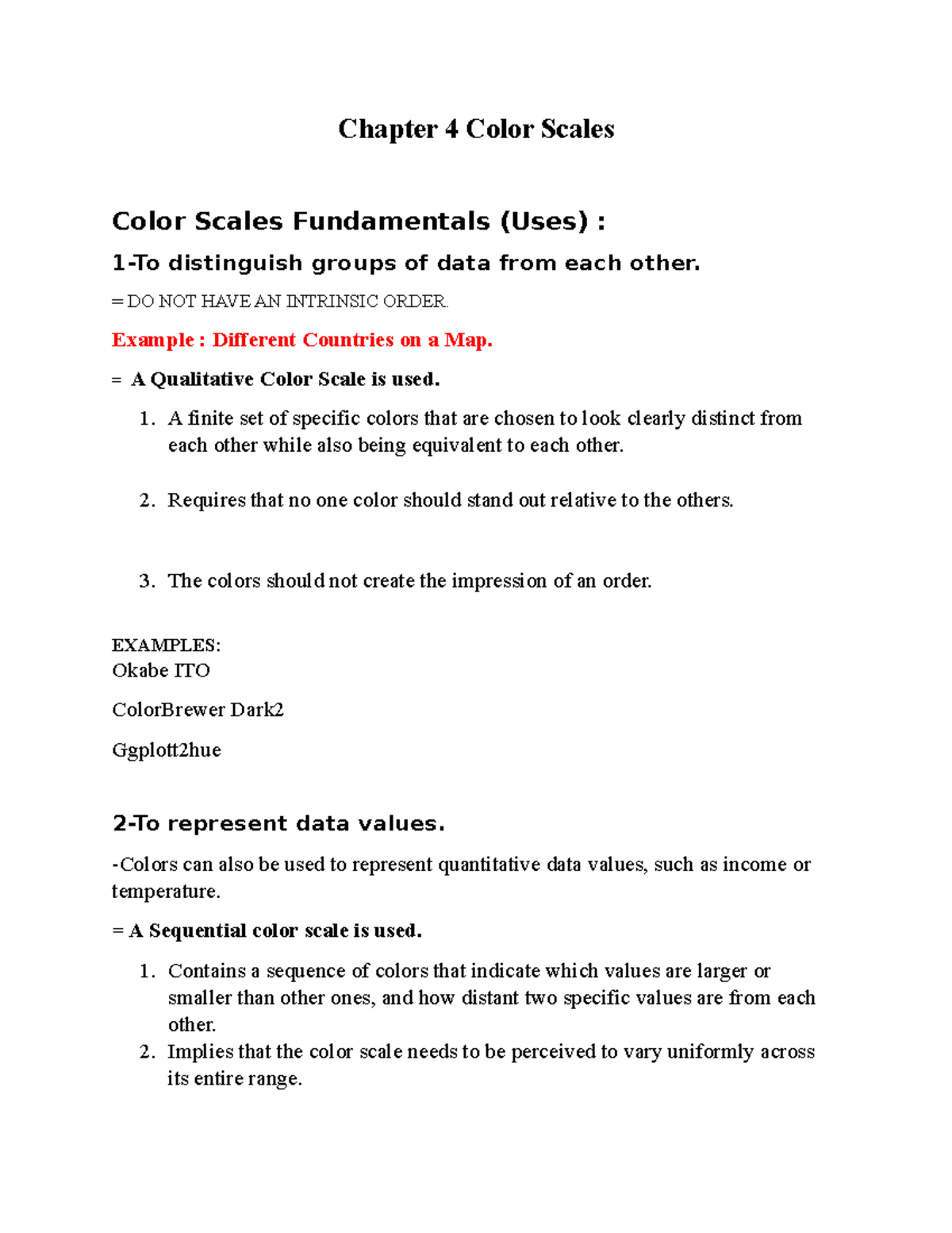 Chapter 4: Understanding Color Scales in Data Visualization - Studocu