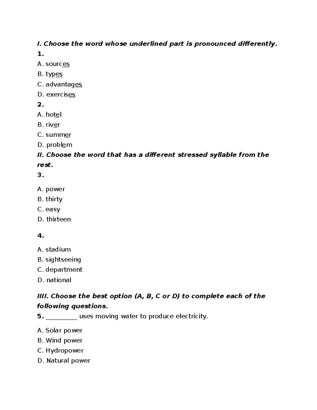 Tianh-7 - Practice Exercises for Verb Tenses - Studocu