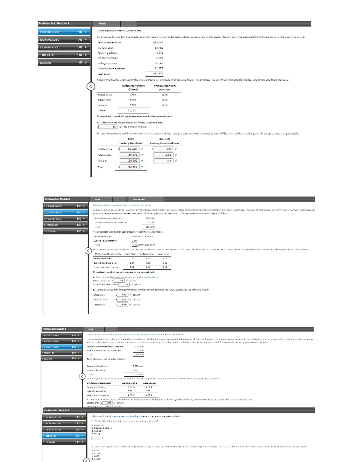 ACC 202 Module 3 Problem Set: Factory Overhead Rate Methods Analysis ...