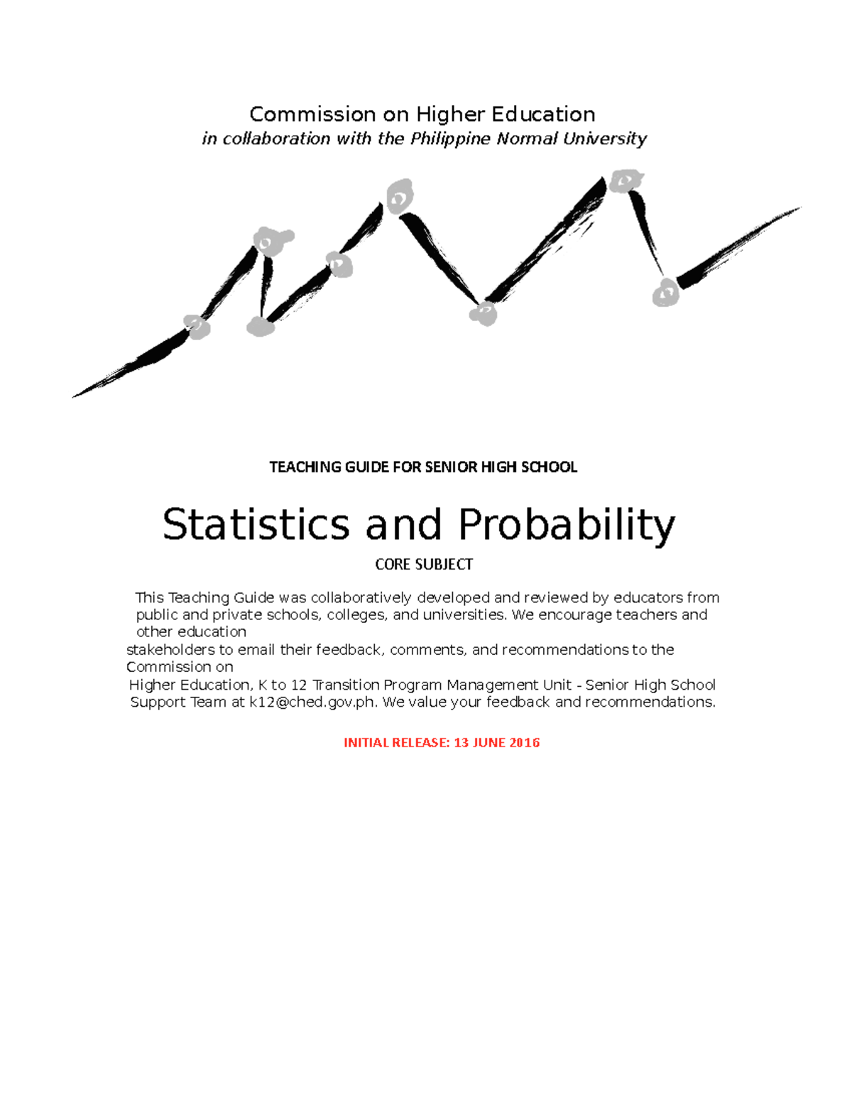 Teaching Guide for Senior High School: Statistics & Probability (CHED ...