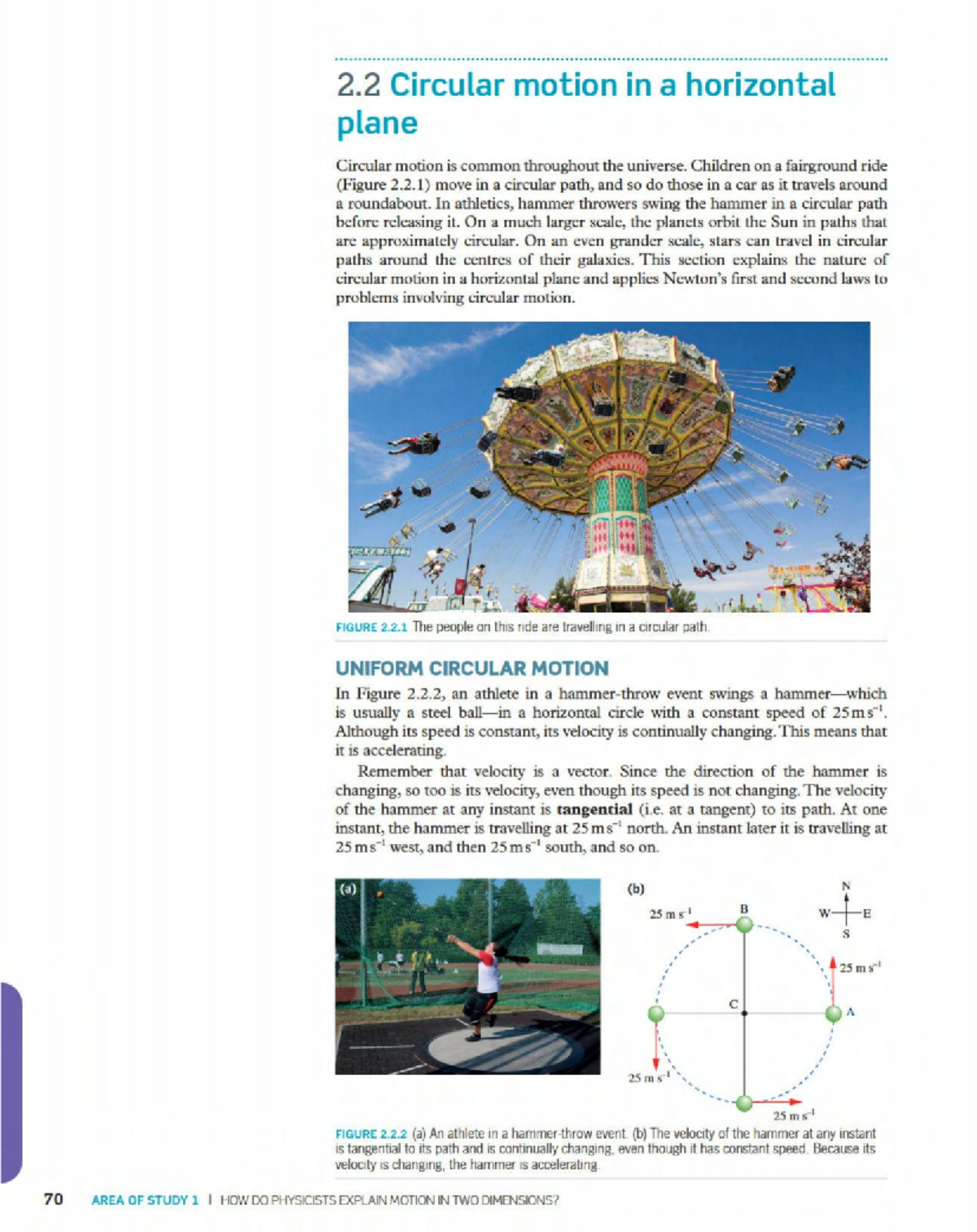 2.2 Circular Motion in a Horizontal Plane - Physics Notes - Studocu