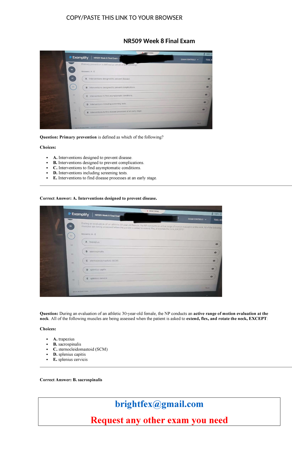 NR511 Week 8 Final Exam Questions and Answers - Studocu