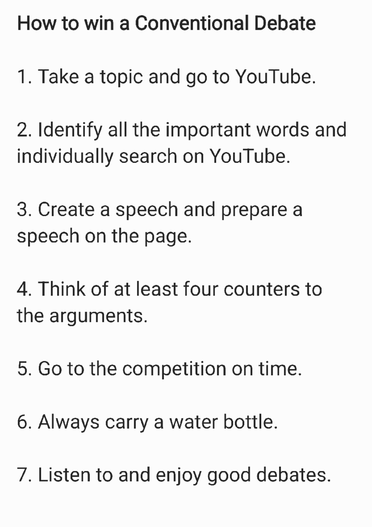 Debate Preparation Notes: Strategies for Success (Xyz) - Studocu