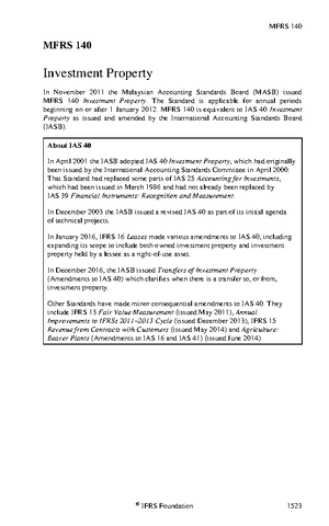 MFRS 136 - Full Standards - MFRS 136 Impairment of Assets In November ...