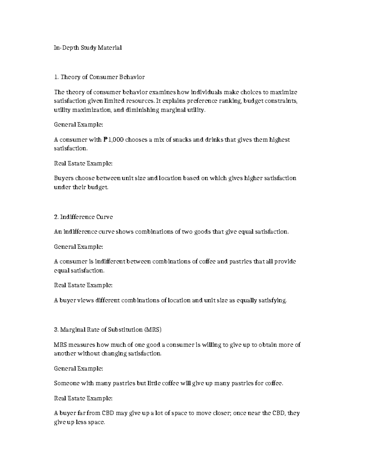 Consumer Behavior Study Material: Theory & Applications in Real Estate ...