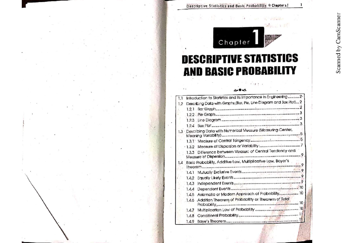 Probability and Statistics manual - Descriptive Statistics and Basic ...