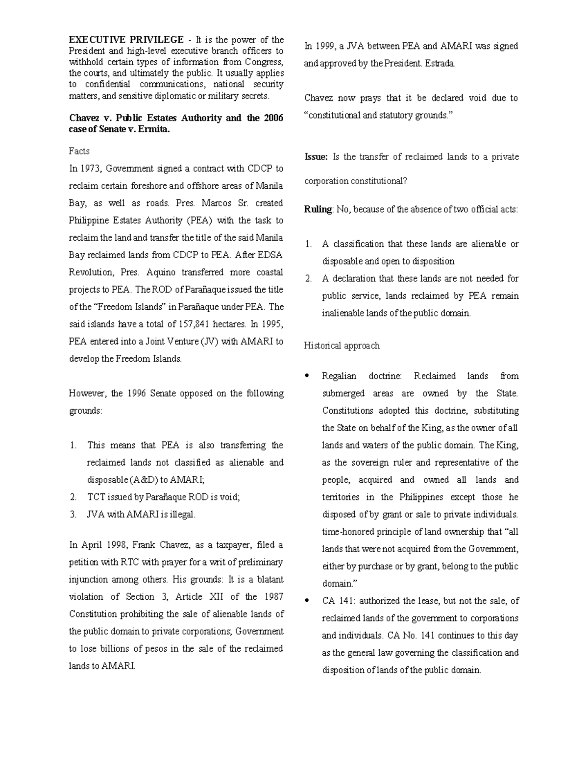 Executive Privilege and Legislative Inquiry: A Comprehensive Analysis ...