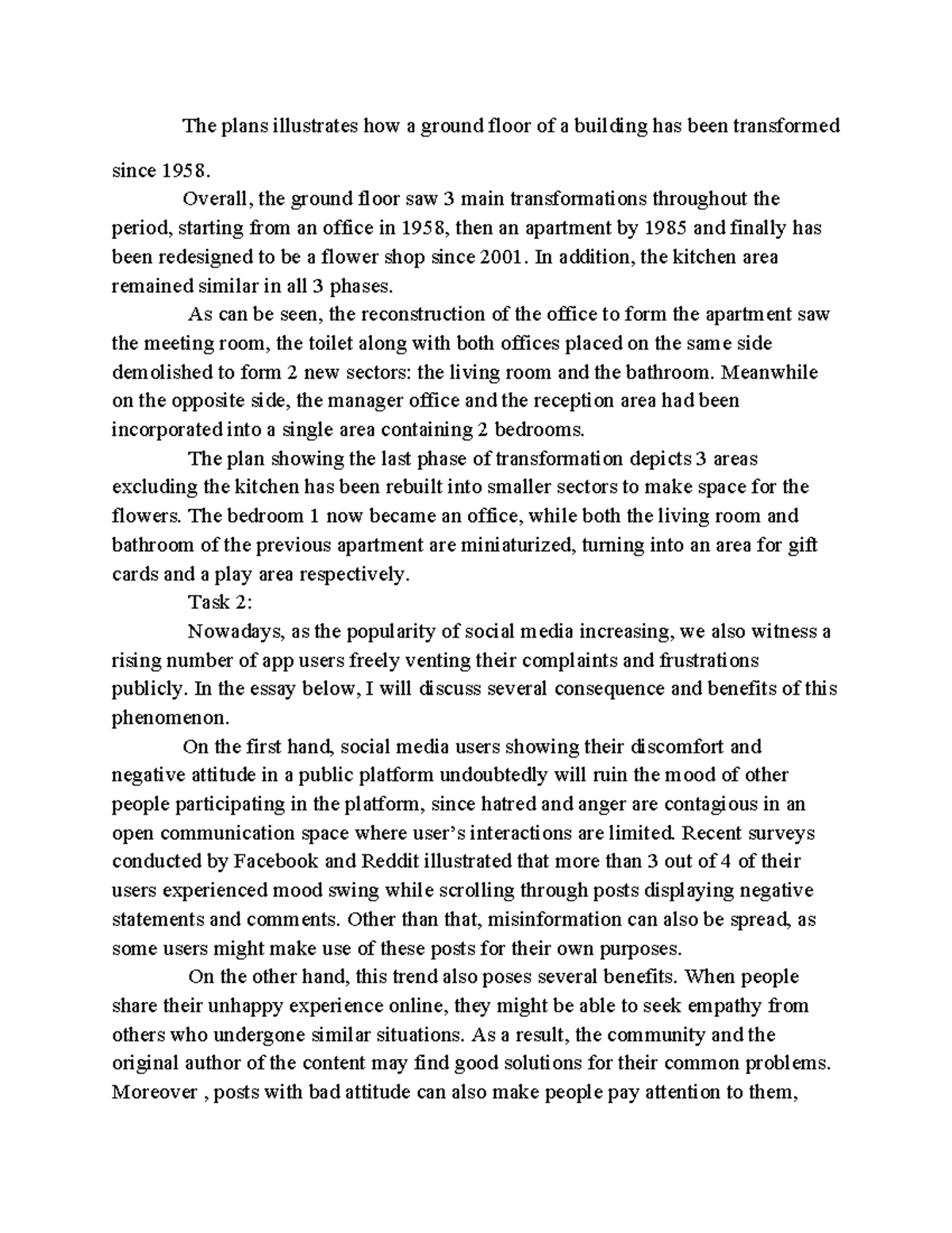 Building Ground Floor Transformations: 1958 to Present - Studocu