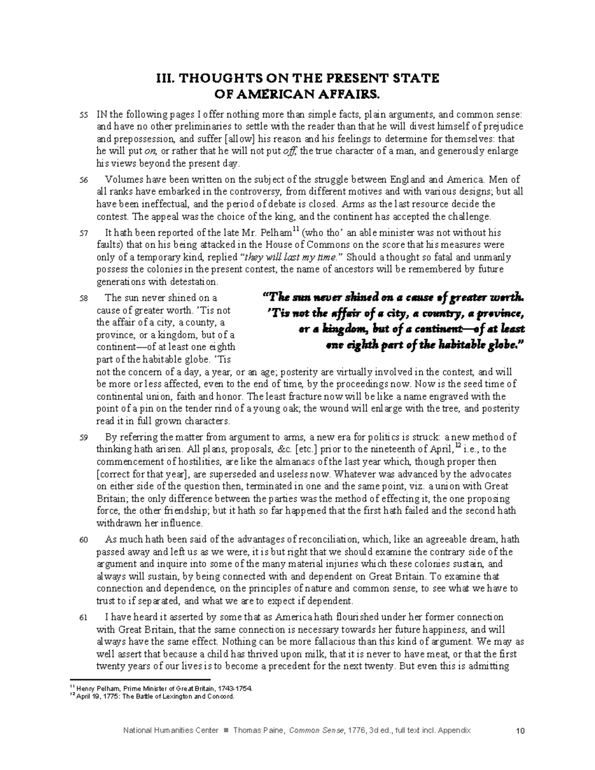 Common Sense: Reflections on American Independence and British Tyranny ...