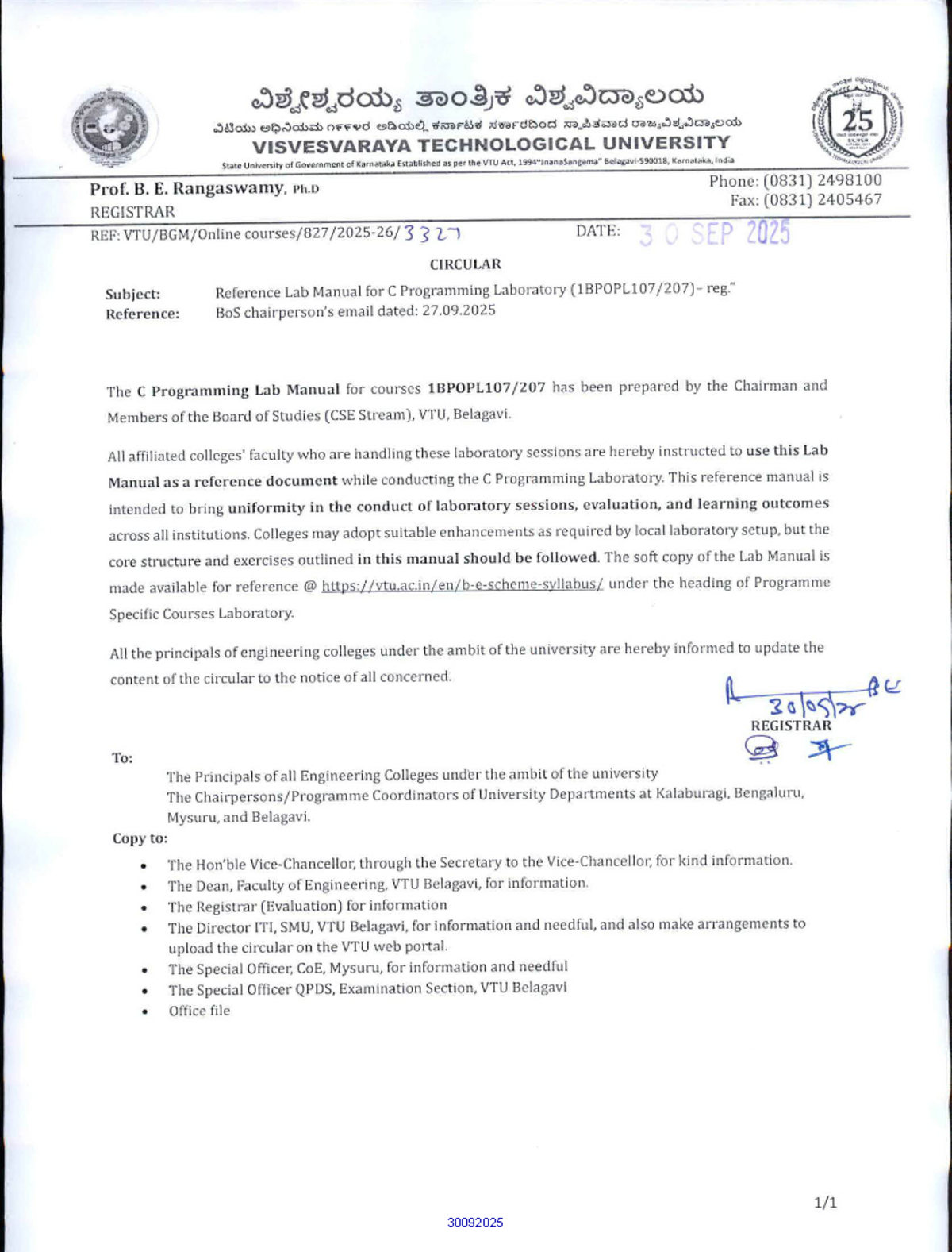 CSE 30092025 C Programming Lab Manual with Experiments and Codes - Studocu