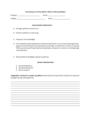 DLP for COT fil 7 - filipino - GRADE 7 DAILY LESSON PLAN (Pang-araw-araw na Banghay-aralin ...