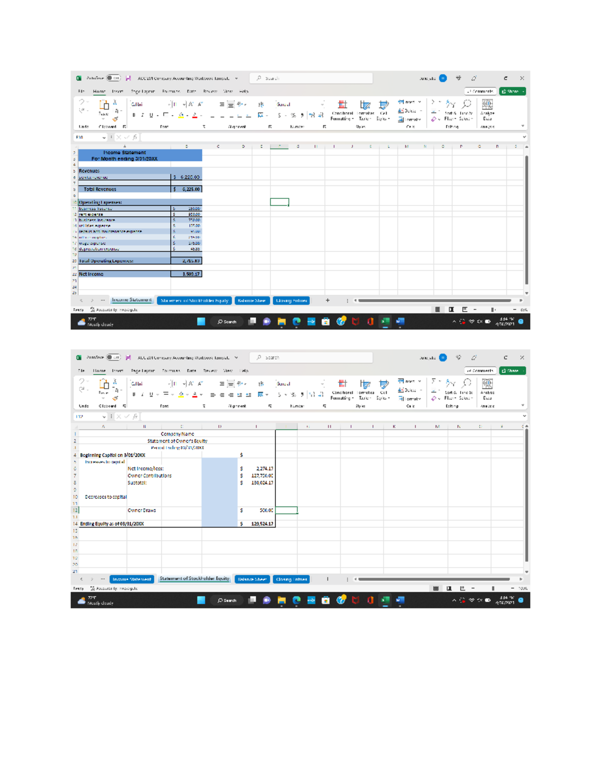 Acc-201 Module 7-2 Project 2 Analysis and Insights - Studocu