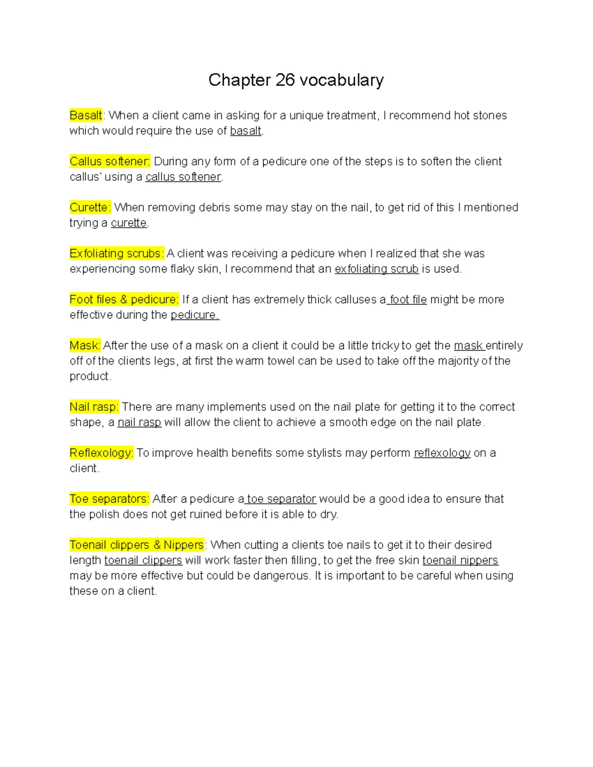 Steps of basic facial - Steps for a basic facial Set up: Towels: 1 on ...