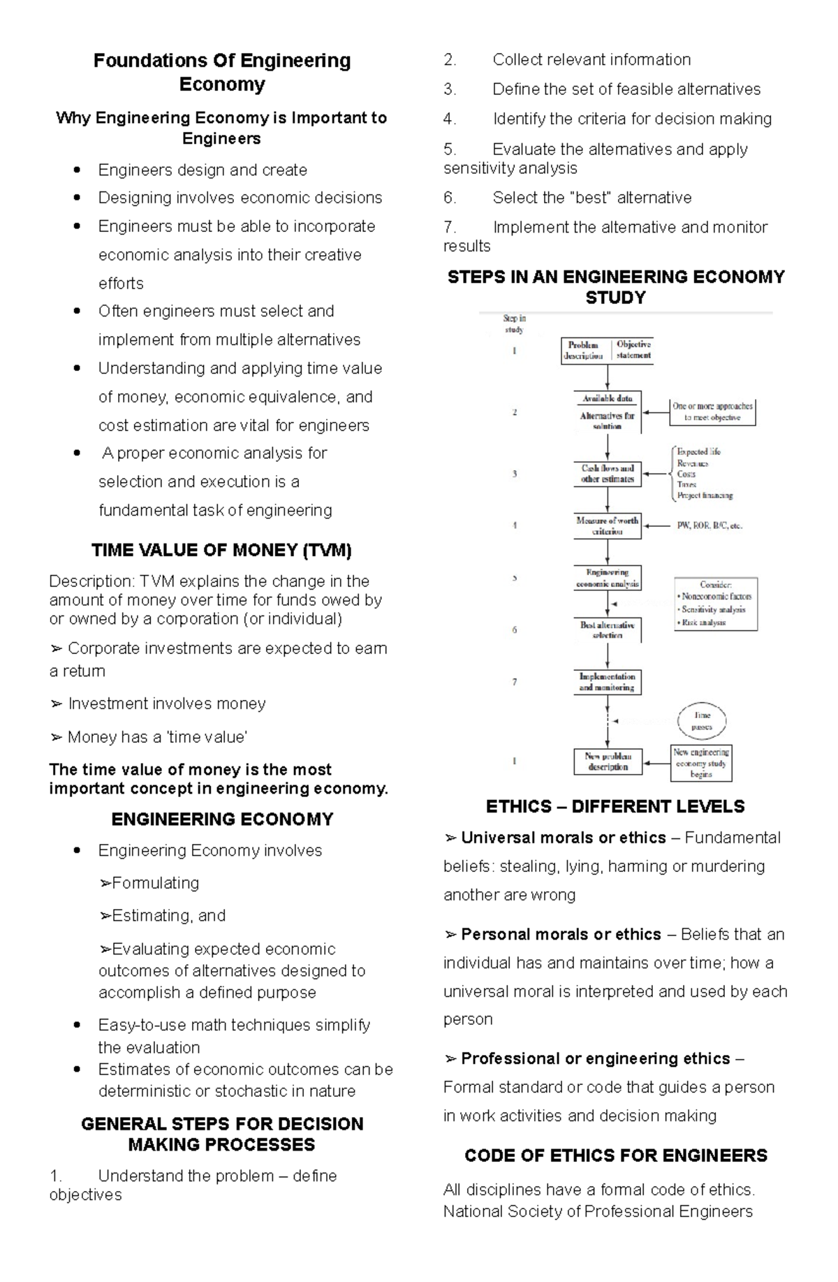 Foundations of Engineering Economy: Key Concepts and Applications - Studocu