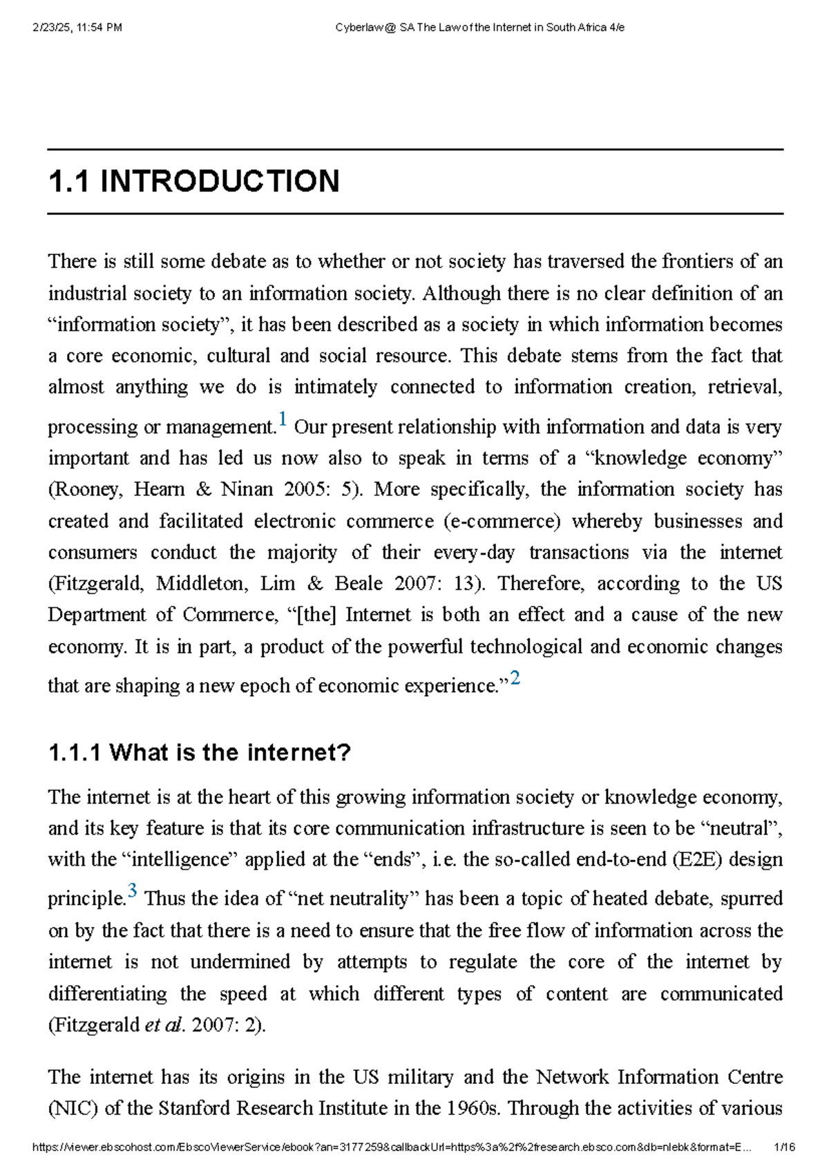 UNIT 1 - ICT - NOTES - 1 INTRODUCTION There is still some debate as to ...
