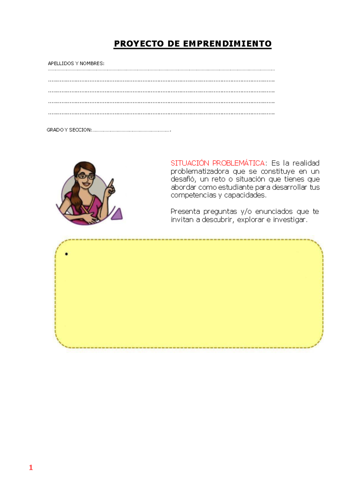 Proyecto de Emprendimiento: Design Thinking y Prototipado - Studocu